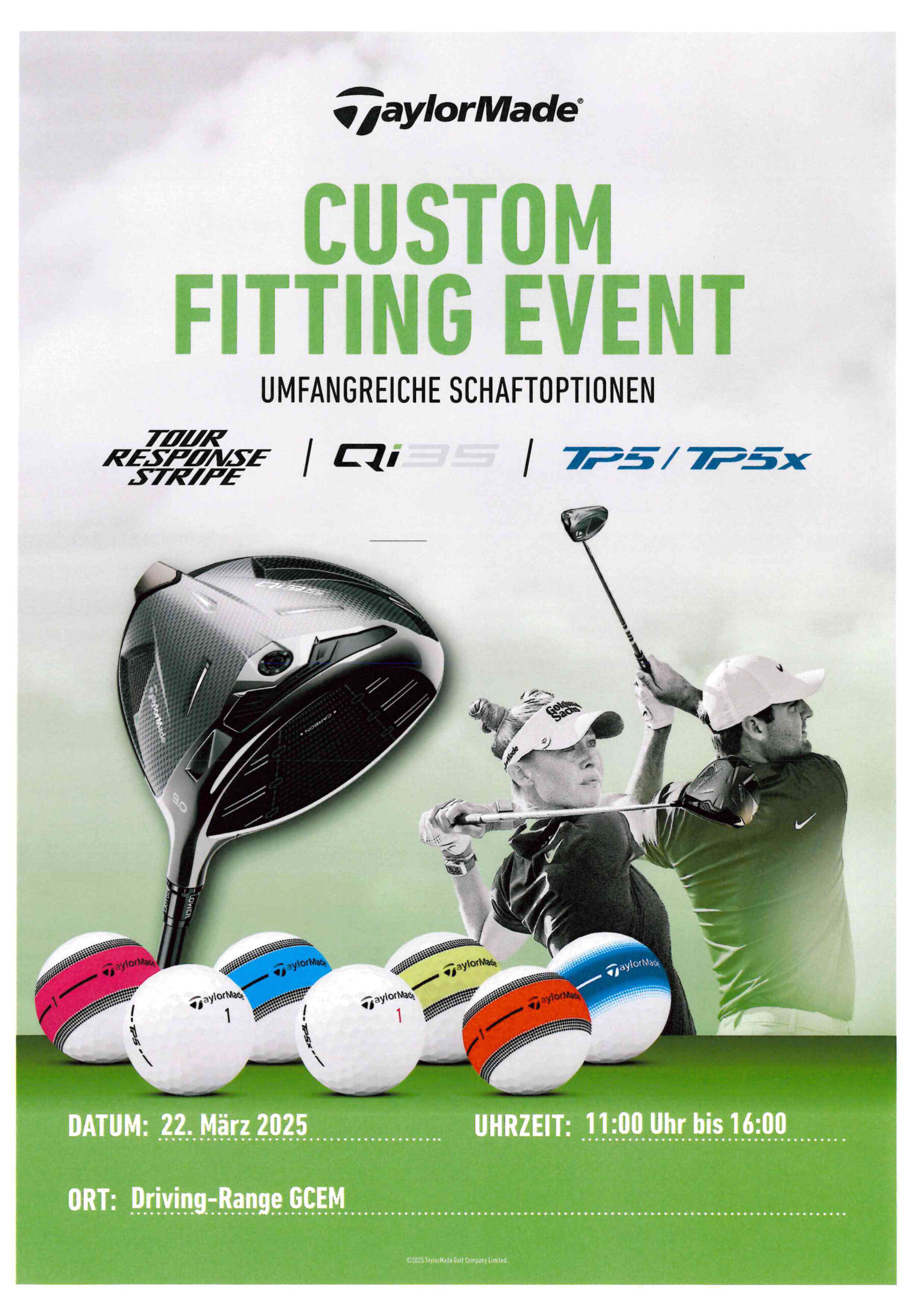 TaylorMade Custom Fitting Event - Golf & Country Club Elfrather Mühle